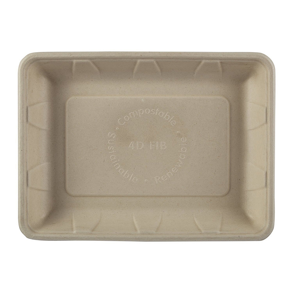 PrimeWare Single Use Sugarcane Tan Mini Serving Trays – LetsGoGreen.biz